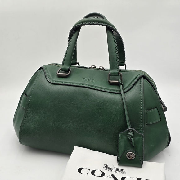 Coach | Bags | Coach 941 Ace Satchel Racing Green | Poshmark
